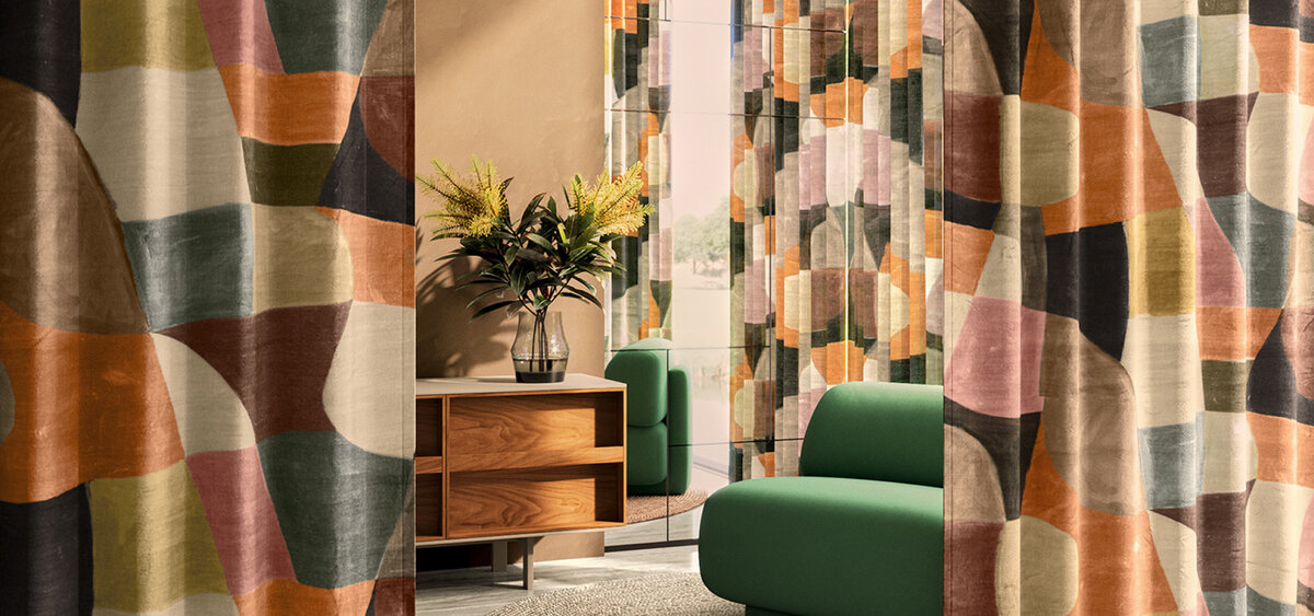 Curtain Fabrics: ADO Goldkante